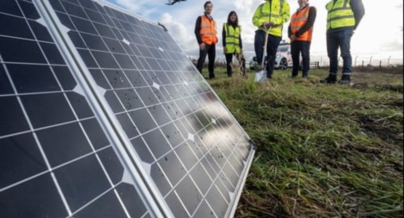 Work on Scotland's Largest Airport-Based Solar Farm gets Underway